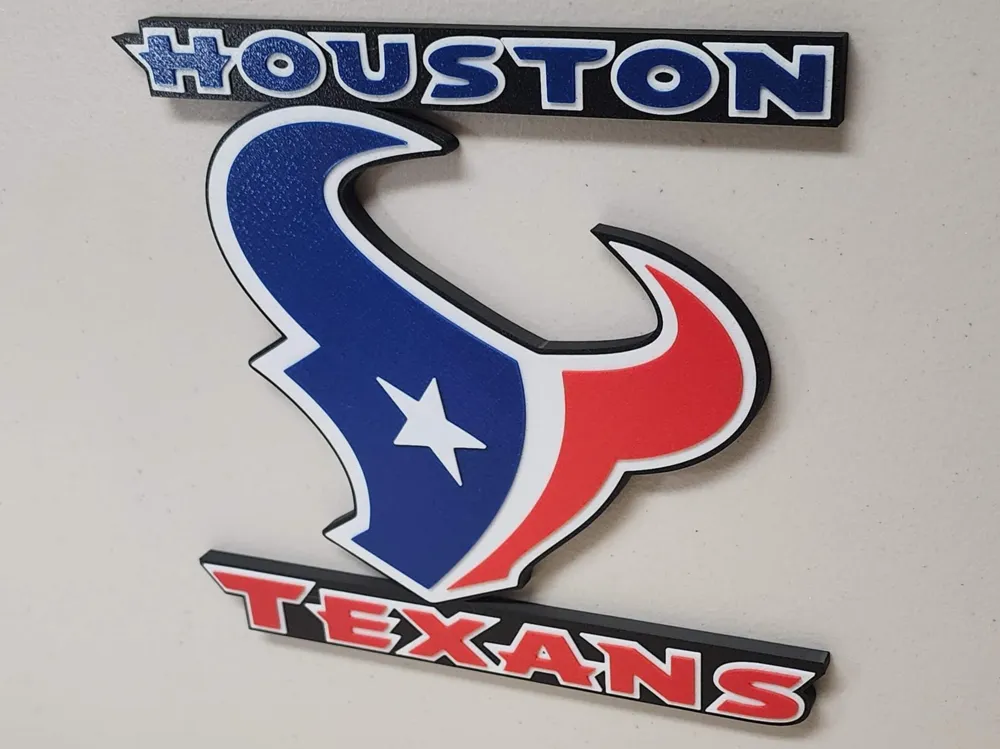 Houston Texans Wall Sign by briankstan - MakerWorld