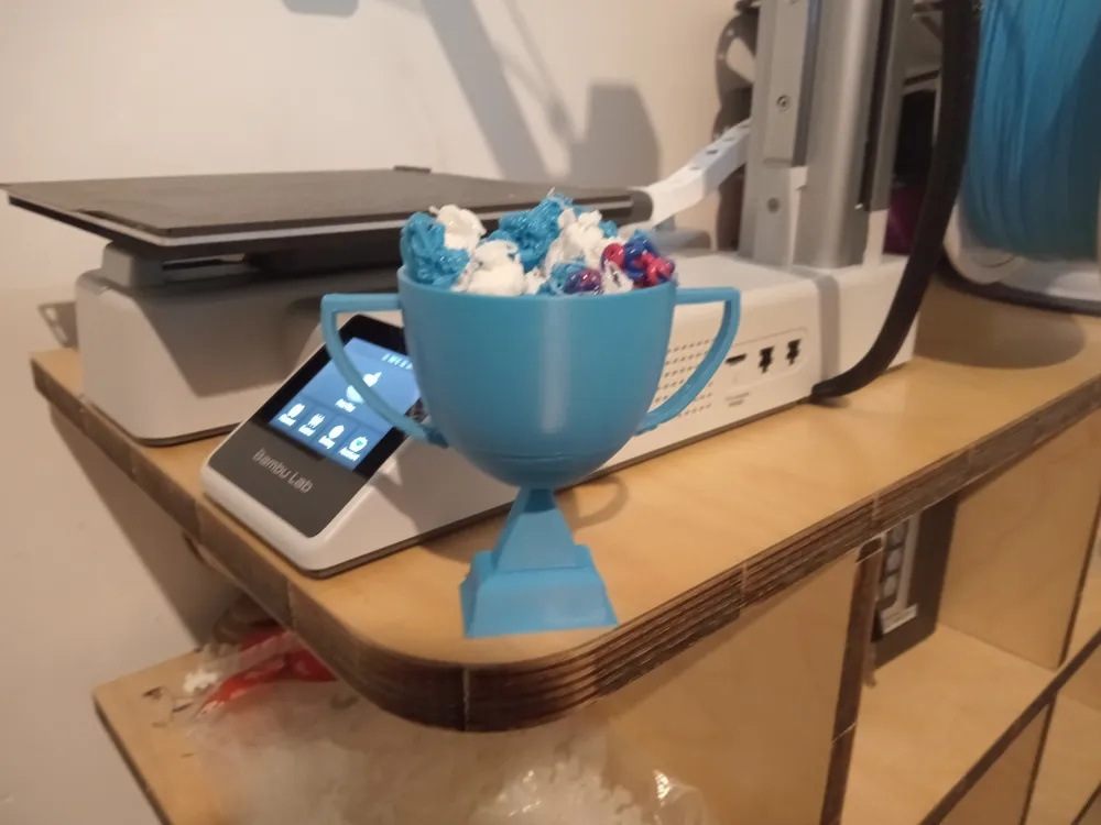 Trophy for printer poop - Free 3D Print Model - MakerWorld
