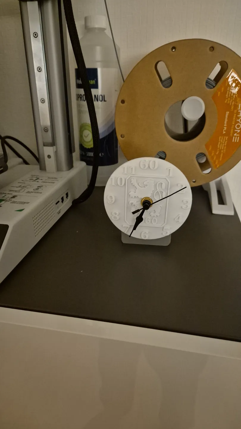 TSV 1860 Clock - Wall Clock - Table Clock by Sebasd - MakerWorld