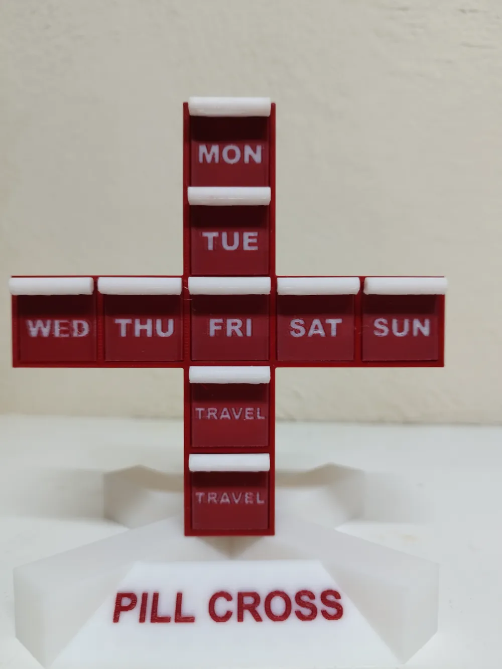 Pill Cross Cabinet by Brozius - MakerWorld