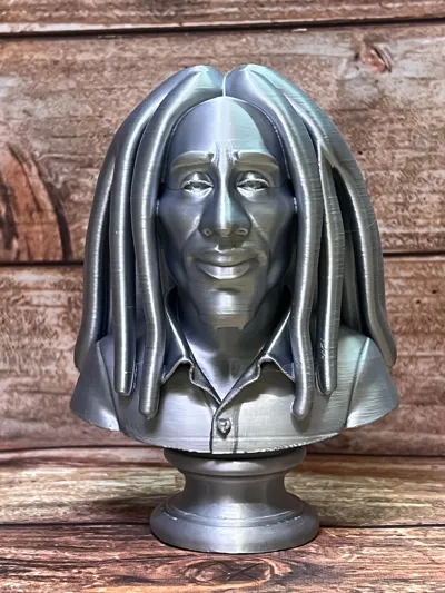 Bob Marley Bust - Free 3D Print Model - MakerWorld