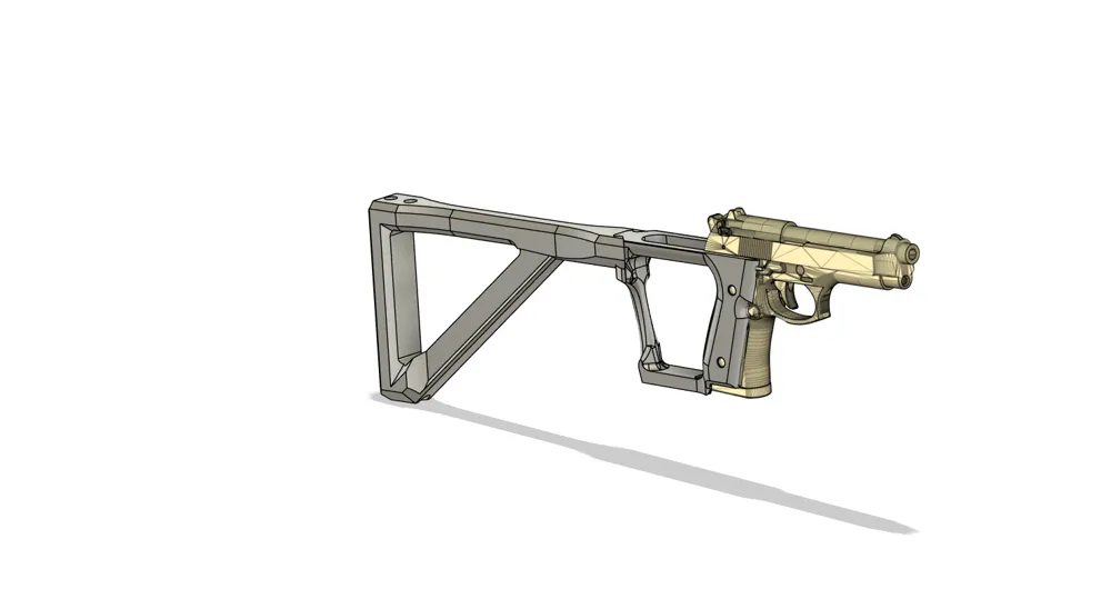 KJW M9 GBB carbine kit - Free 3D Print Model - MakerWorld