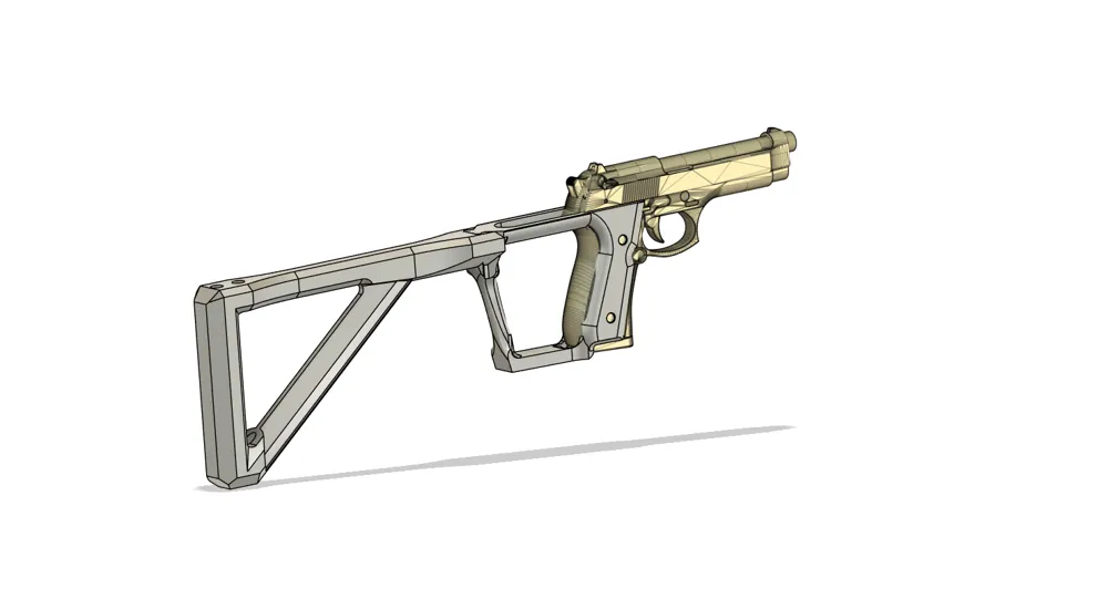 KJW M9 GBB carbine kit - Free 3D Print Model - MakerWorld