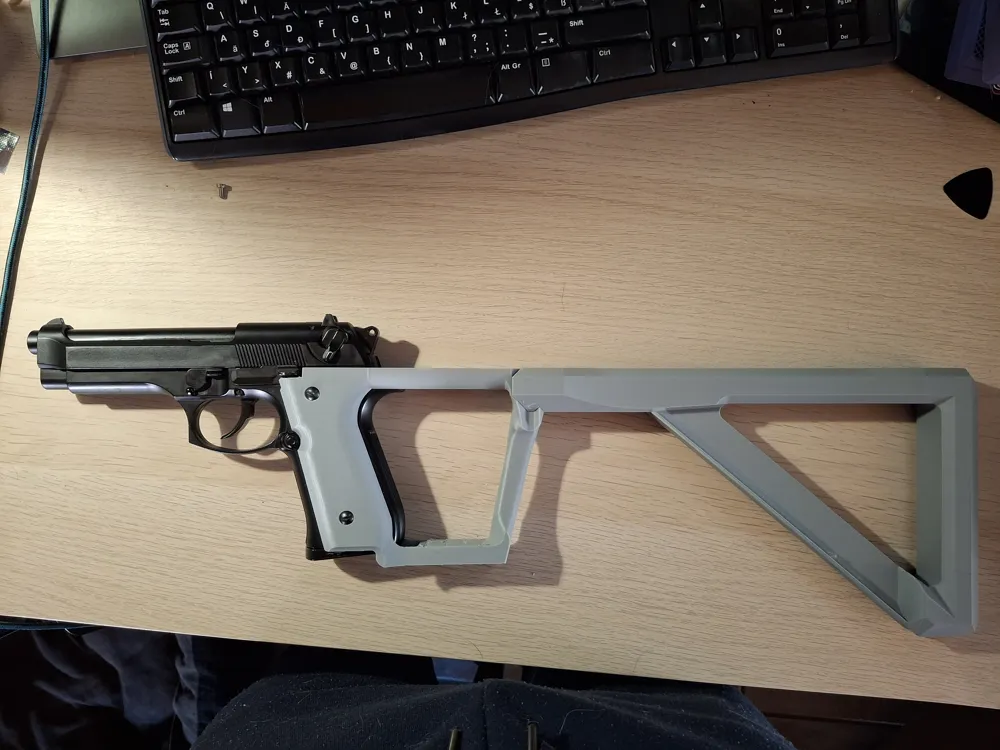 KJW M9 GBB carbine kit - Free 3D Print Model - MakerWorld