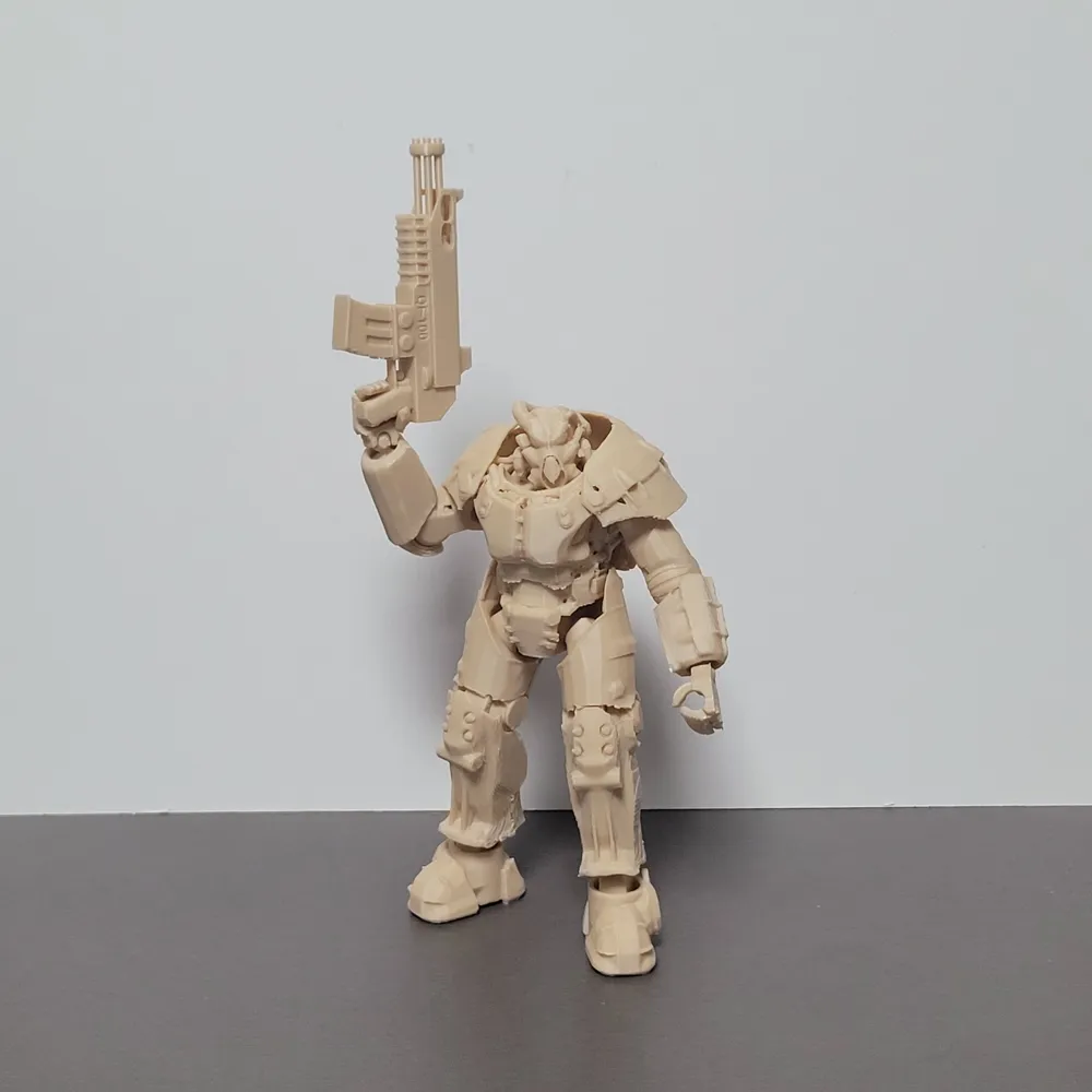 Fallout X-01 Power Armor Action Figure Articulated by QuickFrostbite ...