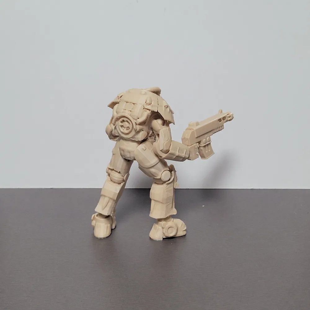 Fallout X-01 Power Armor Action Figure Articulated by QuickFrostbite ...