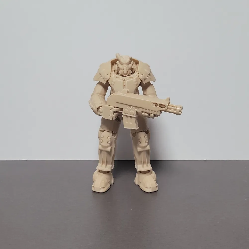 Fallout X-01 Power Armor Action Figure Articulated by QuickFrostbite ...