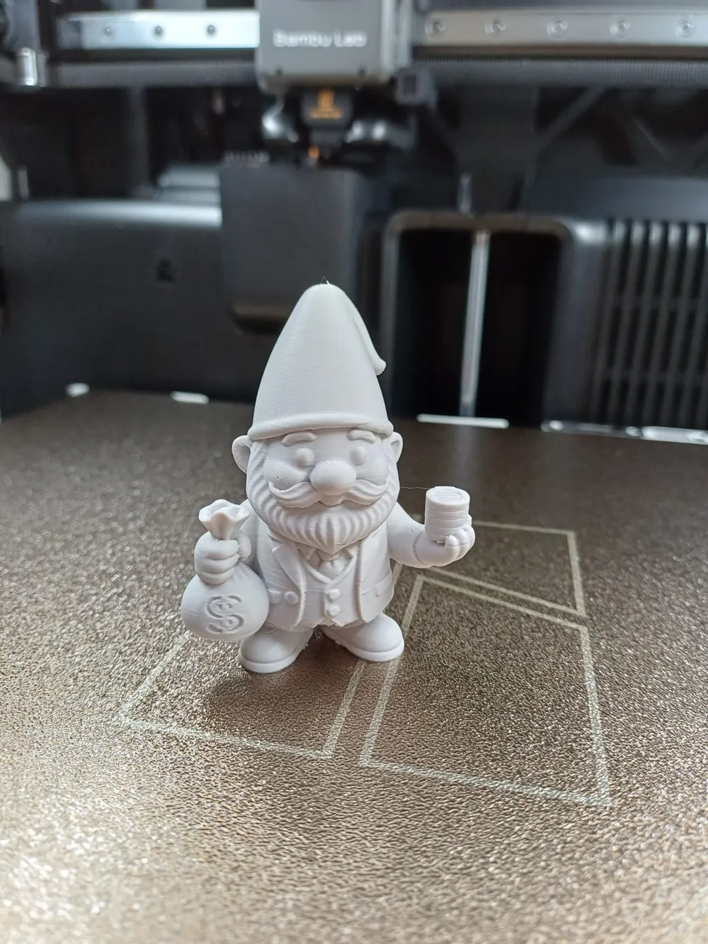 The Wealthy Banker Gnome - Free 3D Print Model - MakerWorld