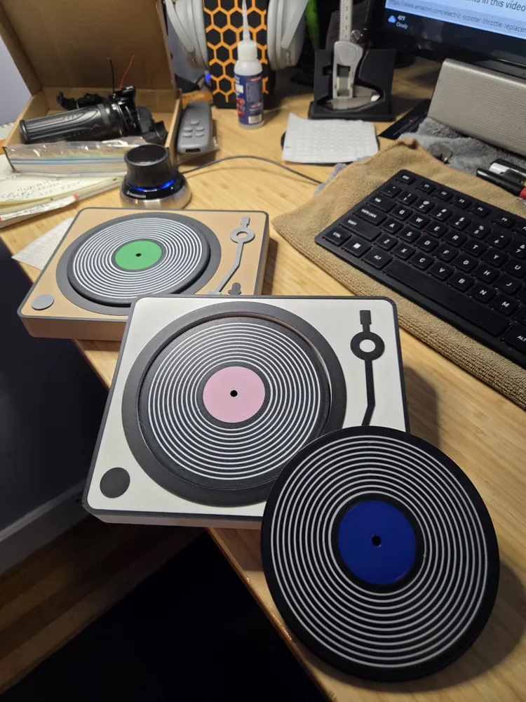 STEREO COASTER SET - Free 3D Print Model - MakerWorld