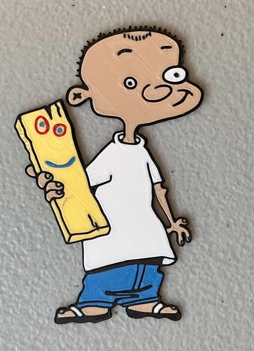 Multicolor Jonny 2x4 Magnet by wotfan - MakerWorld