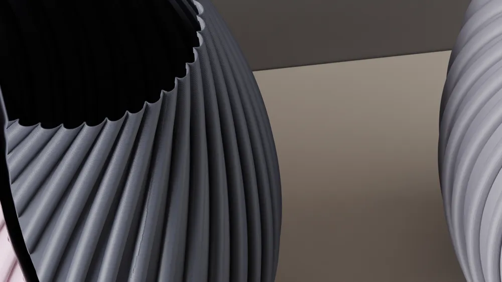 Modern Vase. Two Part Aesthetic Vase. Easy print by Abstractia Design ...