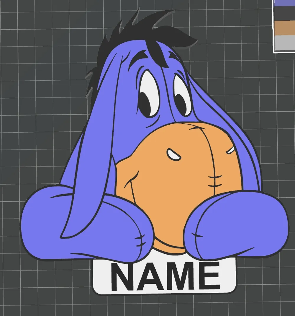 Igor - Winnie the Pooh - Your Name by davinchi20MakerWorld: Download ...