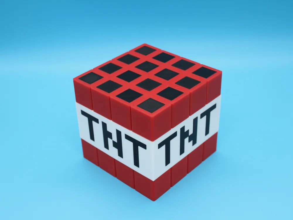 Minecraft TNT Block Storage Box - Free 3D Print Model - MakerWorld