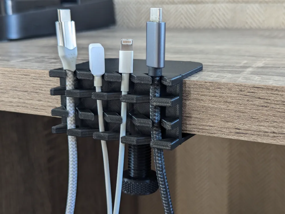 Better Clamp Cable Holder - Up to 6mm cables by M8ker - MakerWorld