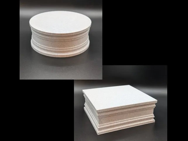 Bases de Pedestal Redondas y Cuadradas Versátiles - Modelo de impresión ...