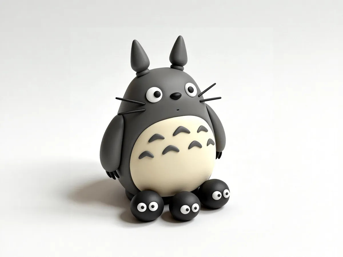 Totoro und Rußmännchen – Miyazaki Anime Film Merchandising – Kinder ...