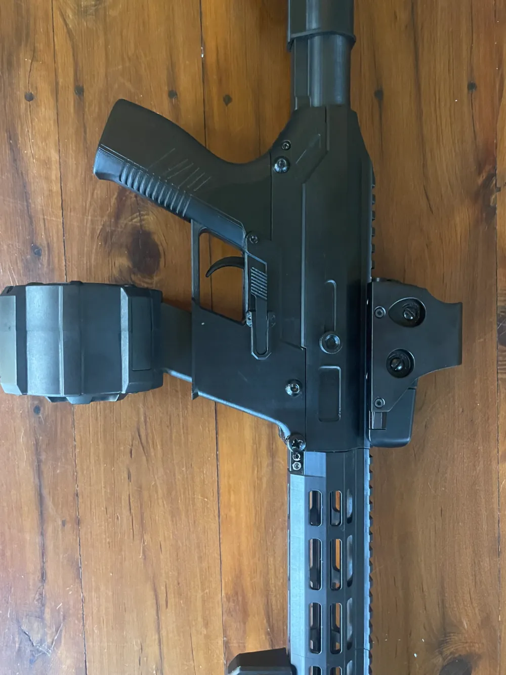 Mostly 3D printed MPX Gel Blaster by Tech Jebus MakerWorld: Download ...