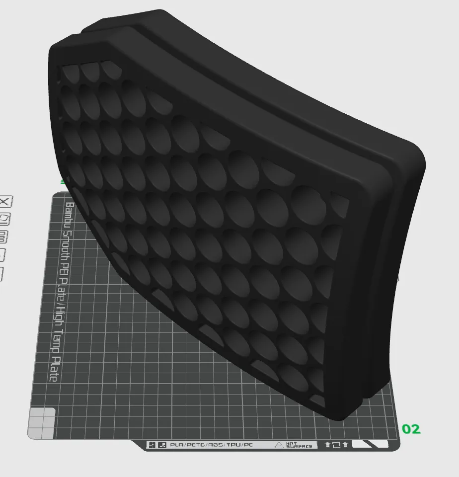Ventilated SAPI Plate - Small Multi-Curve by RitchieLogan - MakerWorld