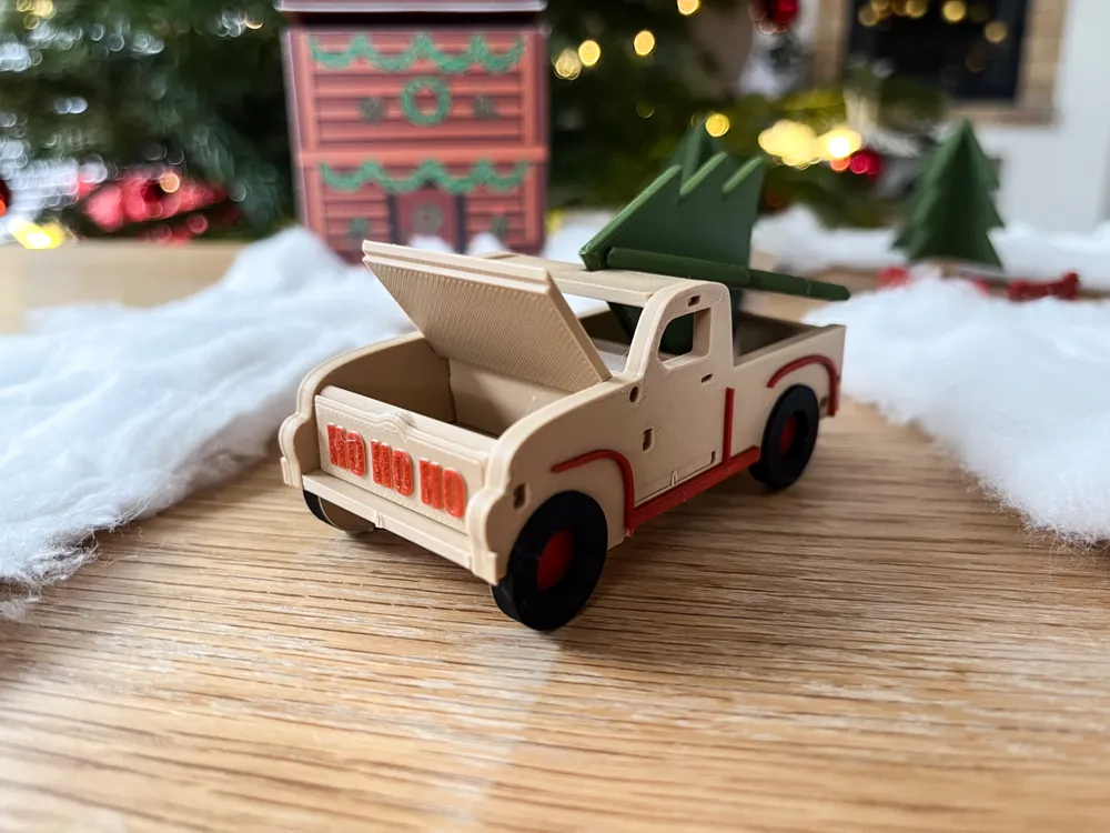 Christmas Truck and Christmas Tree - KIT CARD by Made by Printing ...