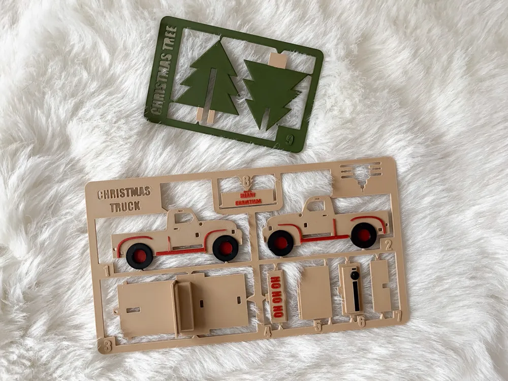 Christmas Truck and Christmas Tree - KIT CARD by Made by Printing ...