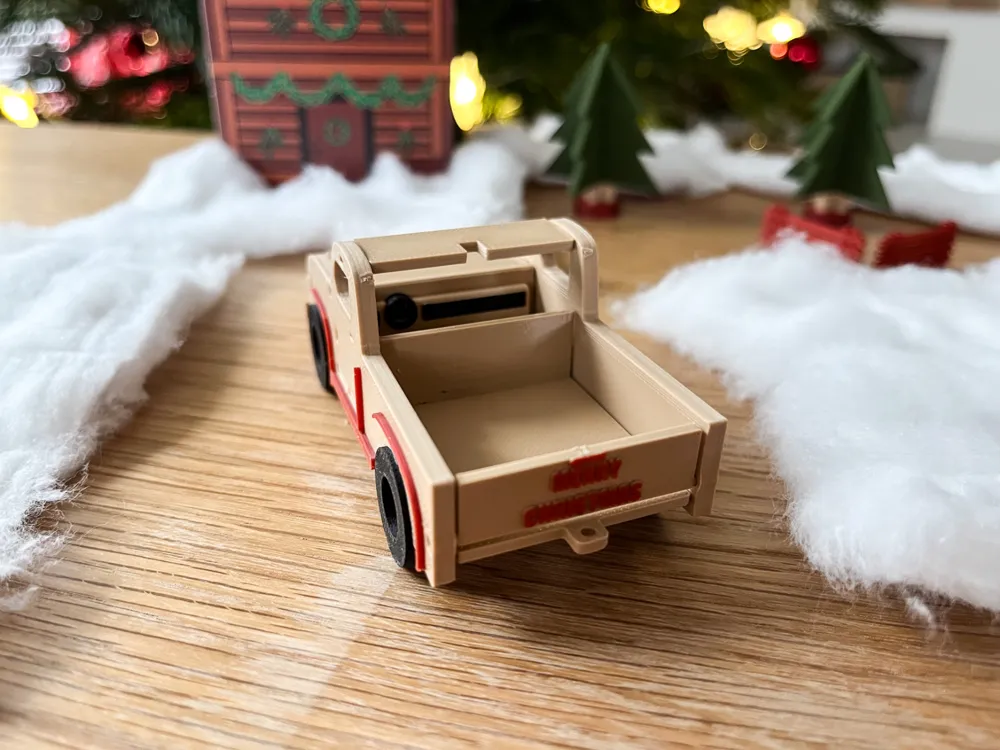 Christmas Truck and Christmas Tree - KIT CARD - Free 3D Print Model ...
