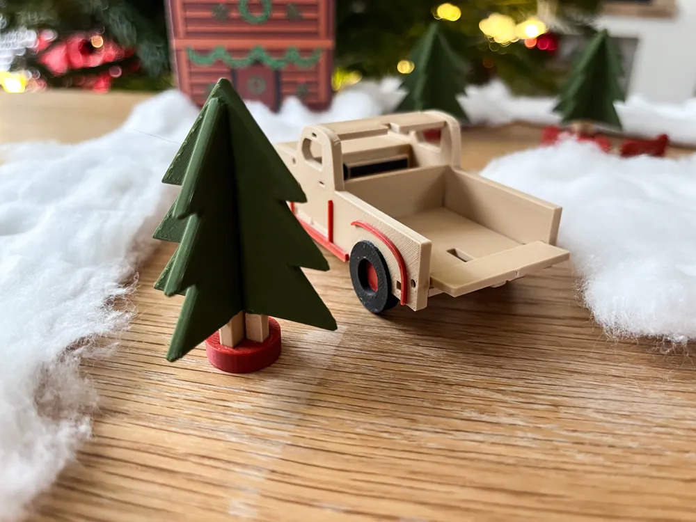 Christmas Truck and Christmas Tree - KIT CARD by Made by Printing ...