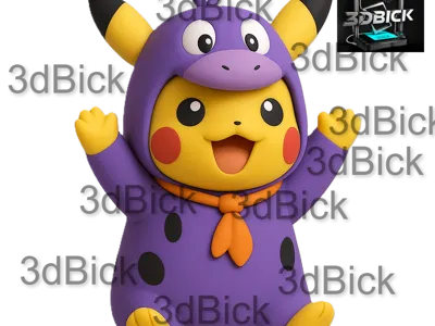 Pikachu by 3dbick MakerWorld: Download Free 3D Models