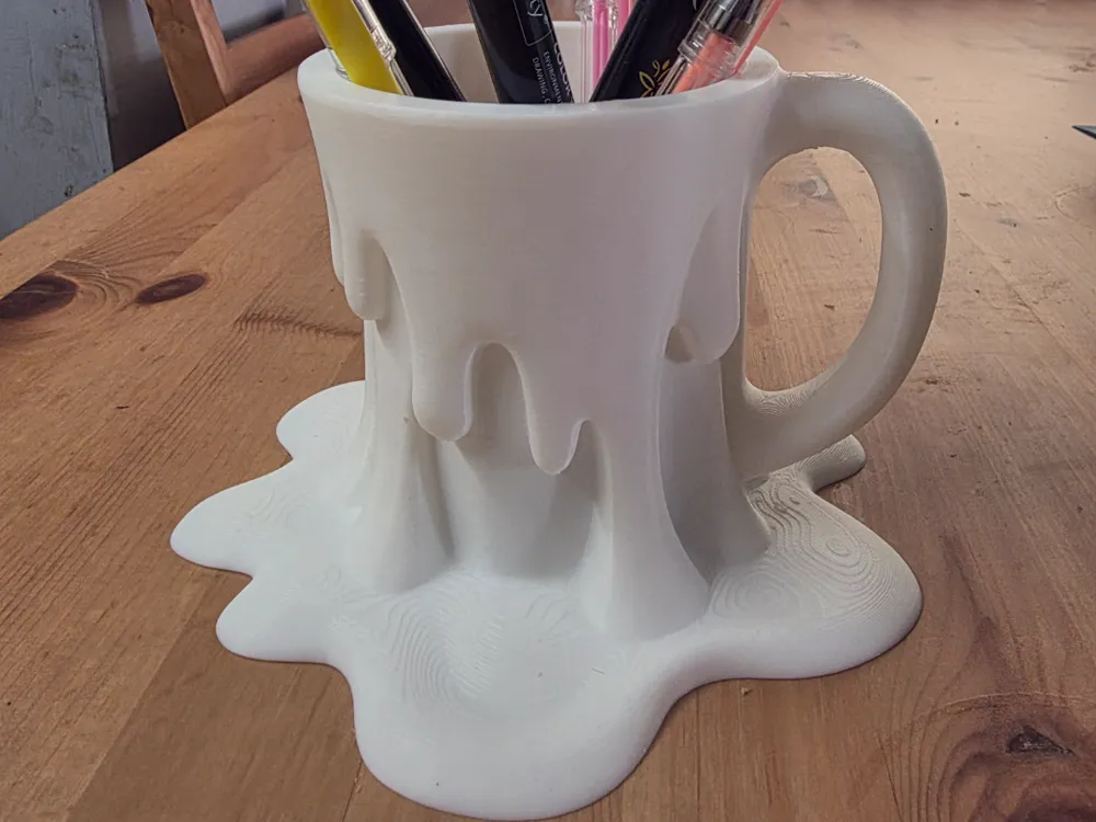 Melting Mug Multipurpose Pot - Free 3D Print Model - MakerWorld