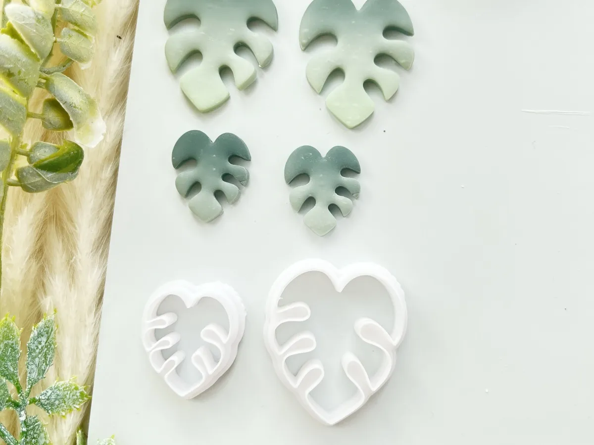 Monstera Leaf polymer clay cutters - Free 3D Print Model - MakerWorld