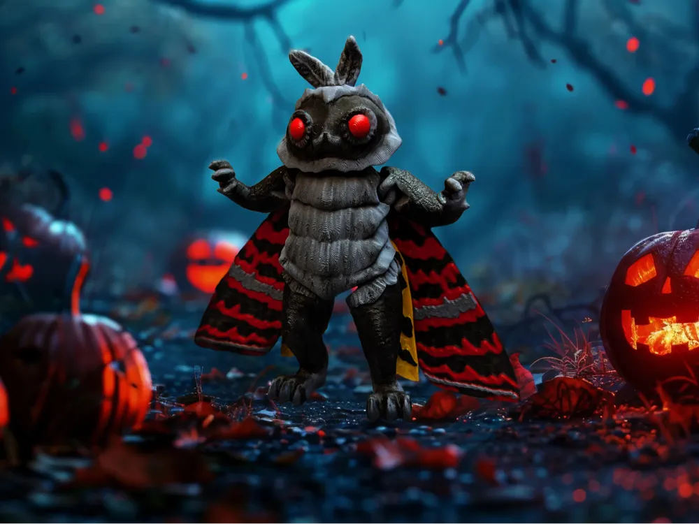 Articulated Mothman Cryptid Monster by Daann_ii MakerWorld: Download ...