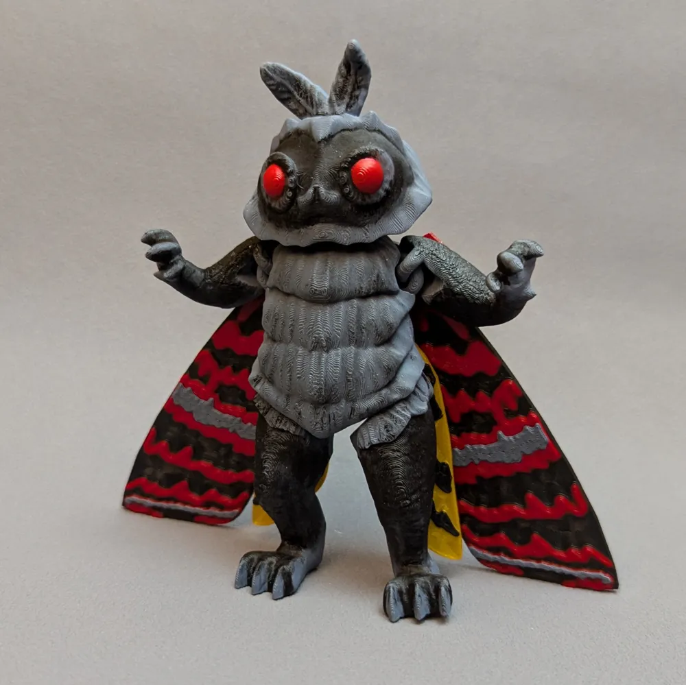 Articulated Mothman Cryptid Monster by Daann_ii MakerWorld: Download ...