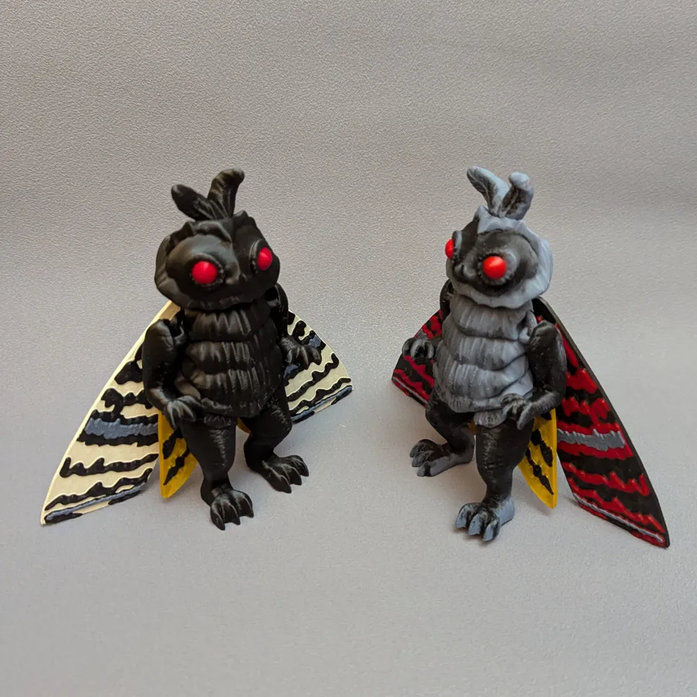Articulated Mothman Cryptid Monster by Daann_ii MakerWorld: Download ...