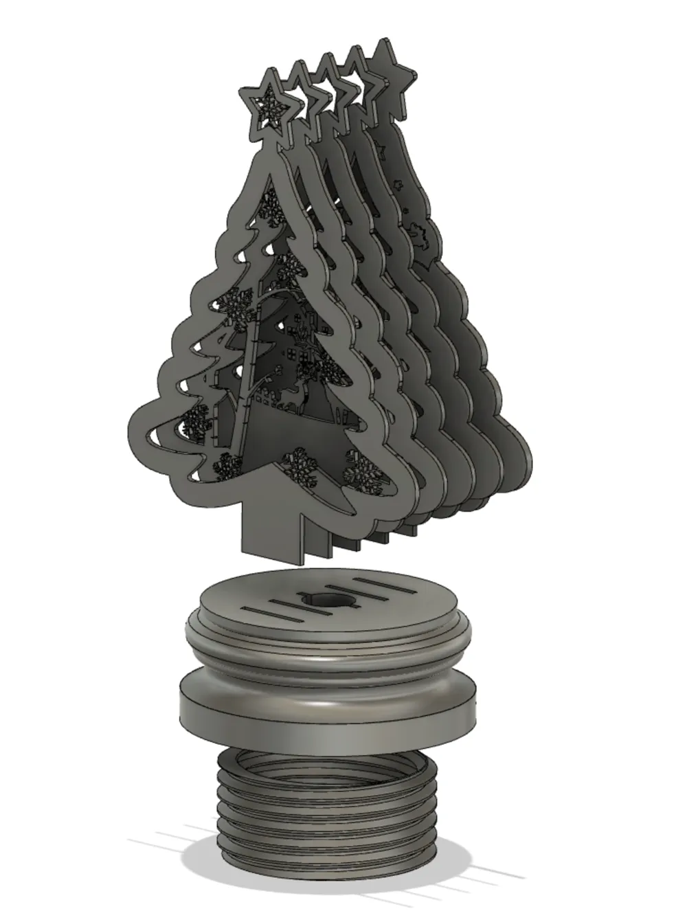 Christmas tree by evax design - MakerWorld