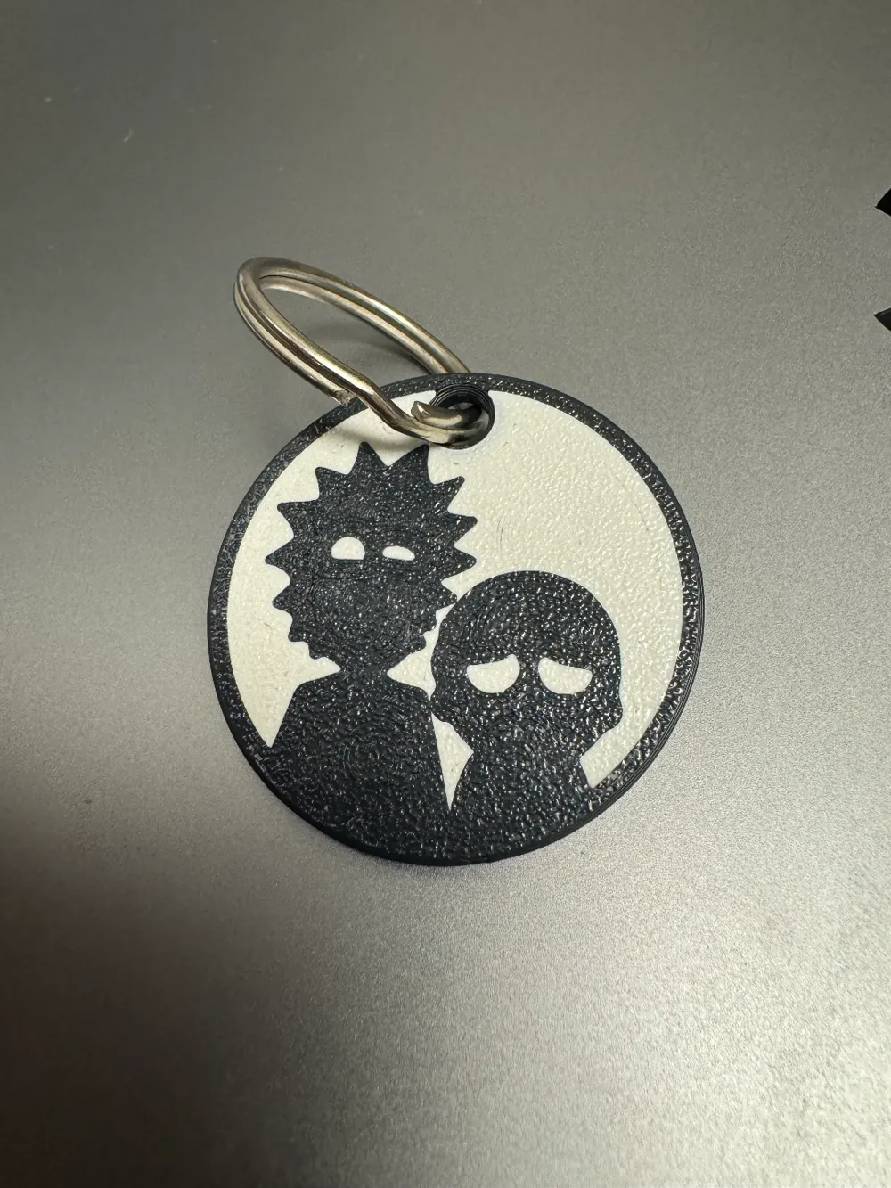 Rick and Morty Keychain by elikoll - MakerWorld