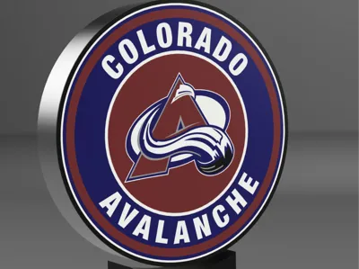Colorado Avalanche Light Box by mipmay3D - MakerWorld