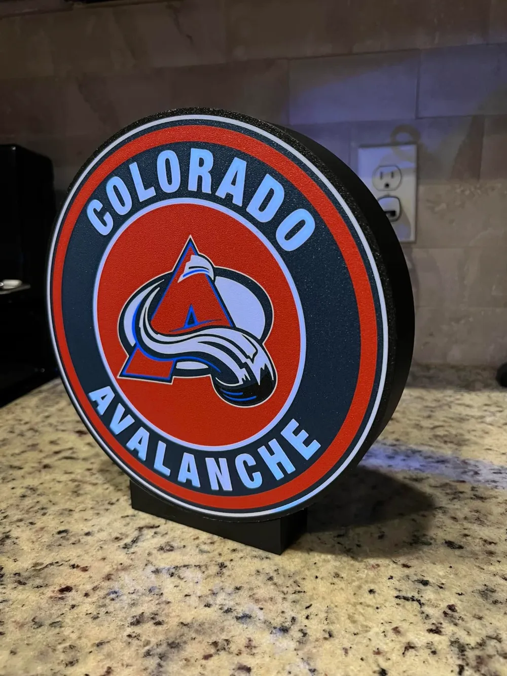 Colorado Avalanche Light Box by mipmay3D - MakerWorld