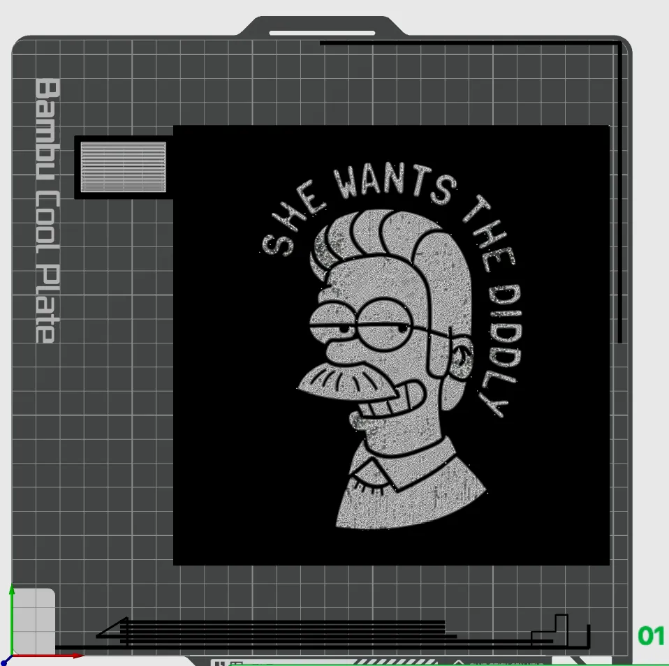 The Simpsons / Ned Flanders / Sign / Wall Art by 3D Prints This Week ...