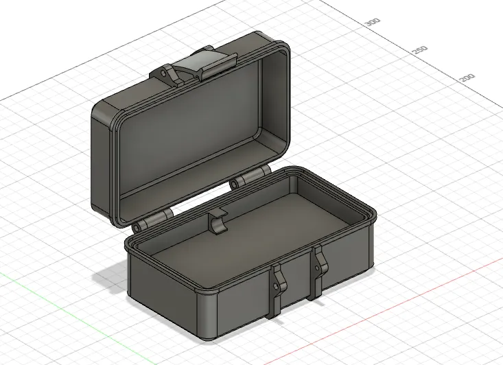 Toolbox with internal tray by Longevity MakerWorld: Download Free 3D Models