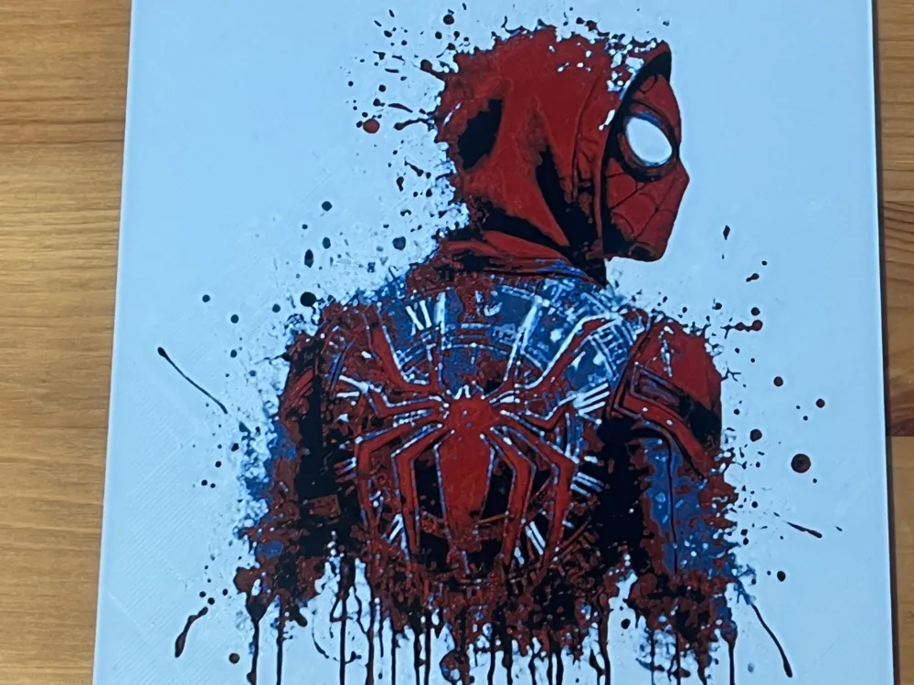 spiderman hueforge by Morganja MakerWorld: Download Free 3D Models