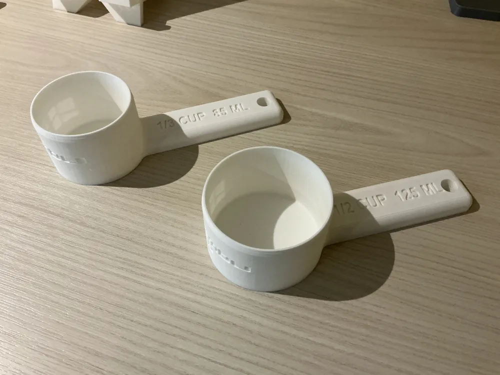 Measuring Cup Set Big Handle - Free 3D Print Model - MakerWorld