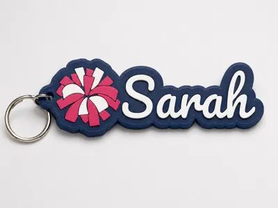 Sarah's cheerleading name tag - Free 3D Print Model - MakerWorld