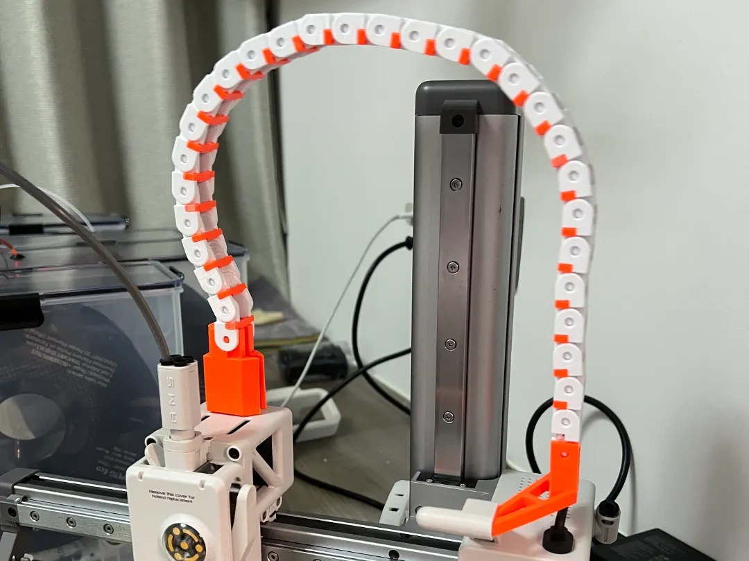 A1 mini X-axis tank chain (anti-tip) by user_2939101816 - MakerWorld