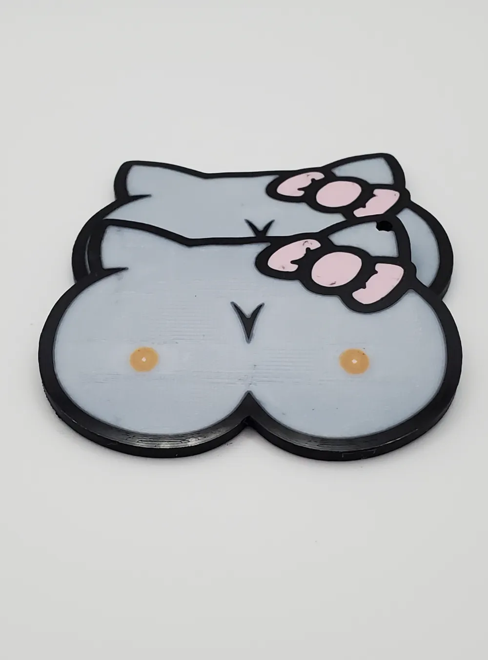 Hello Titties Keychain / Magnet Collection - Free 3D Print Model ...