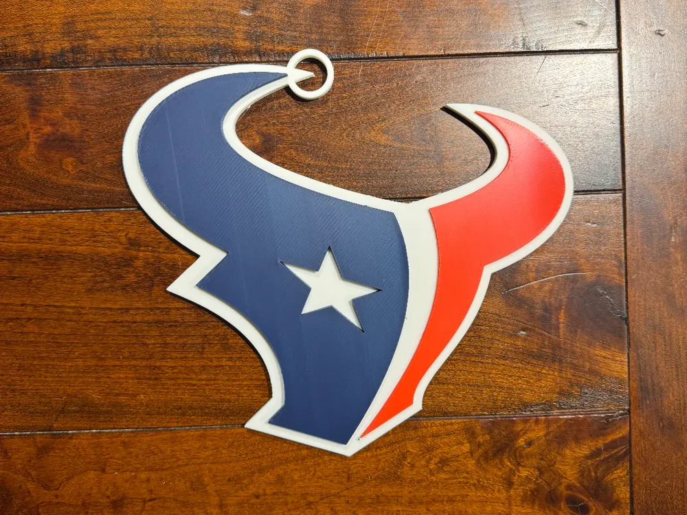 Houston Texans Oversized Necklace Logo by 3D River Designs MakerWorld ...