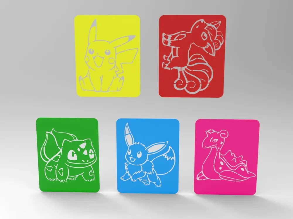 Pokemon Stencil by LorenzCR - MakerWorld