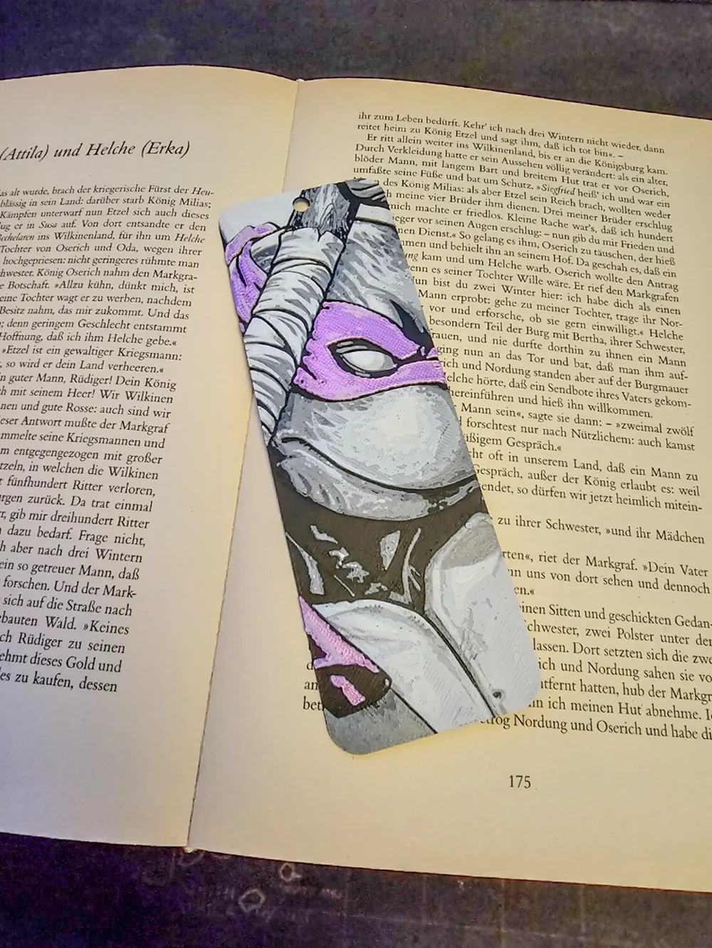 TMNT Bookmark collection - HueForge by Think3D MakerWorld: Download ...