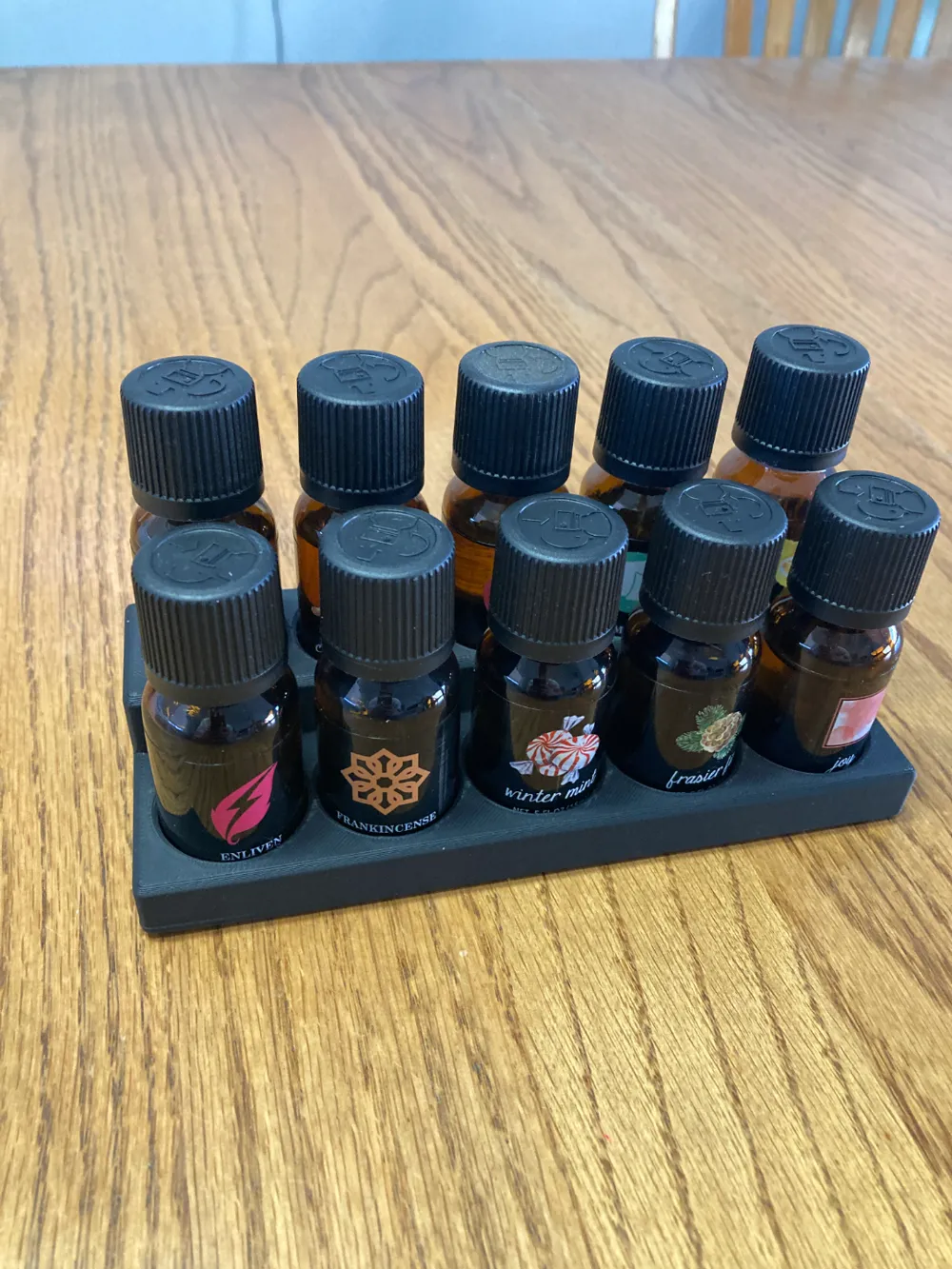 Essential Oil Holder for 10 Oils by brystermyster - MakerWorld