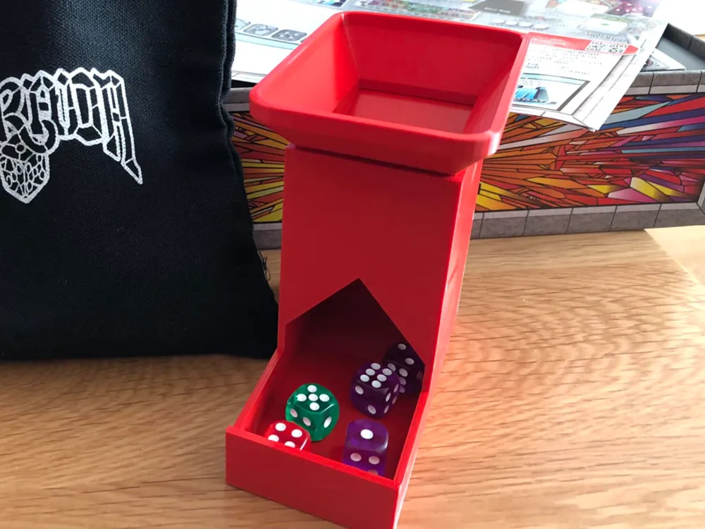 Dice Tower Simple NO Support by canalino86 - MakerWorld