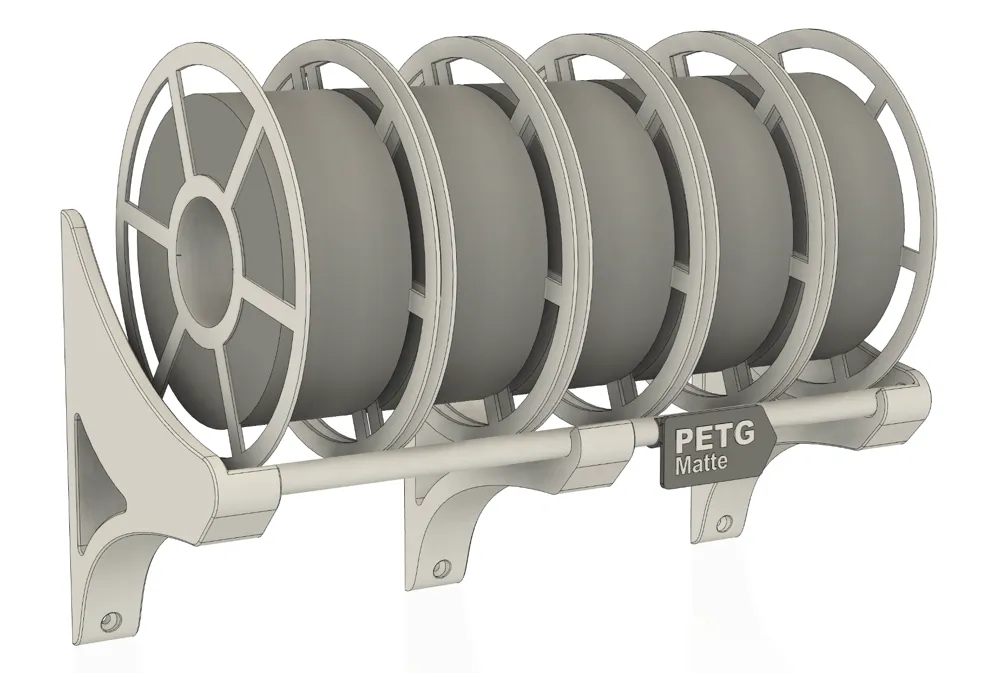 Label for Filament Spool Holder by eyestudio MakerWorld: Download Free ...