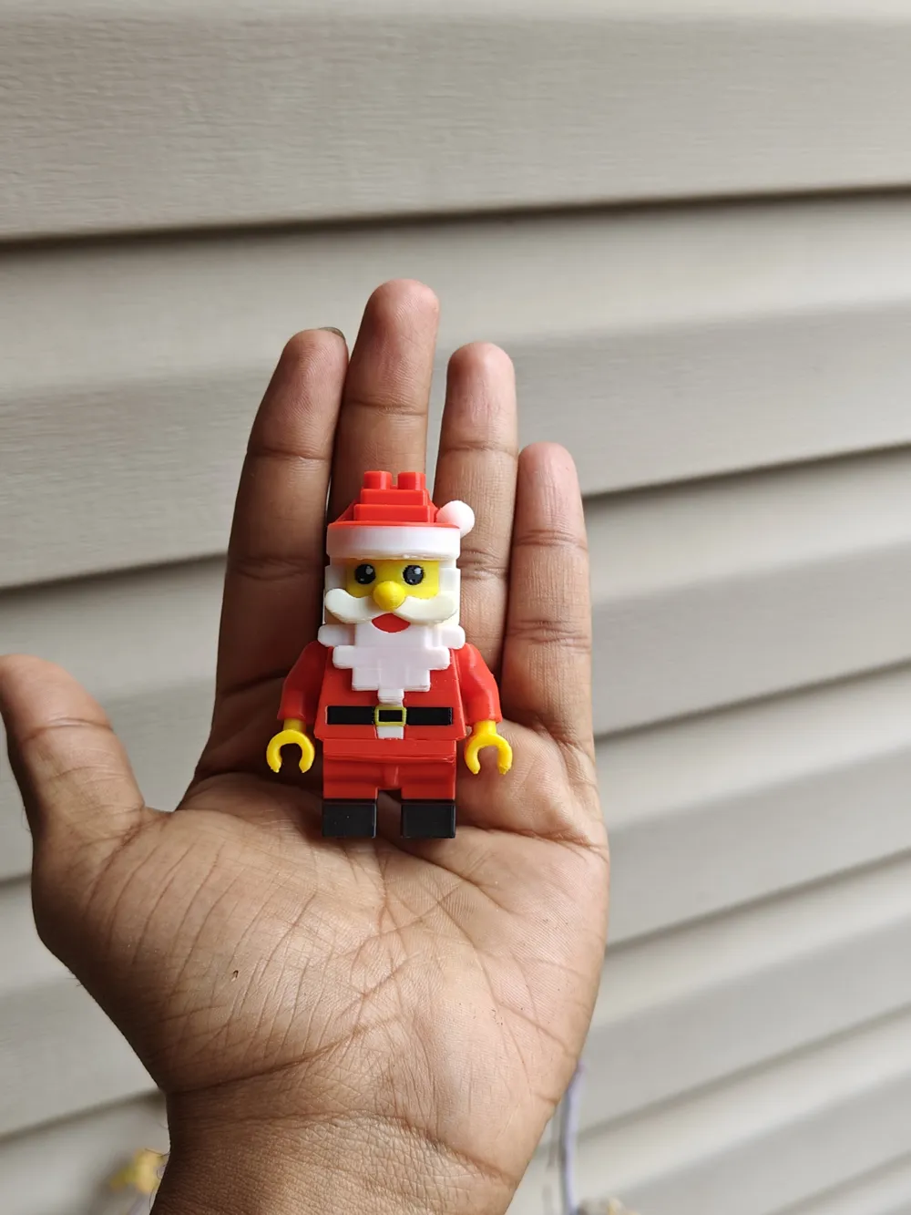 Brick Santa Figurine + Ornament (Free License) - Free 3D Print Model ...